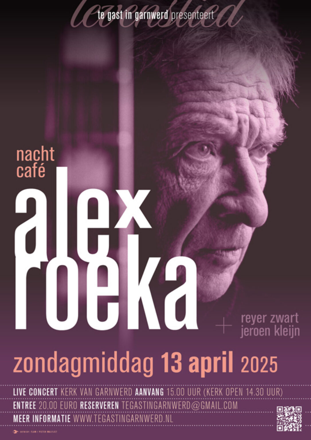 Alex Roeka in de kerk – Garnwerd, iets boven Groningen